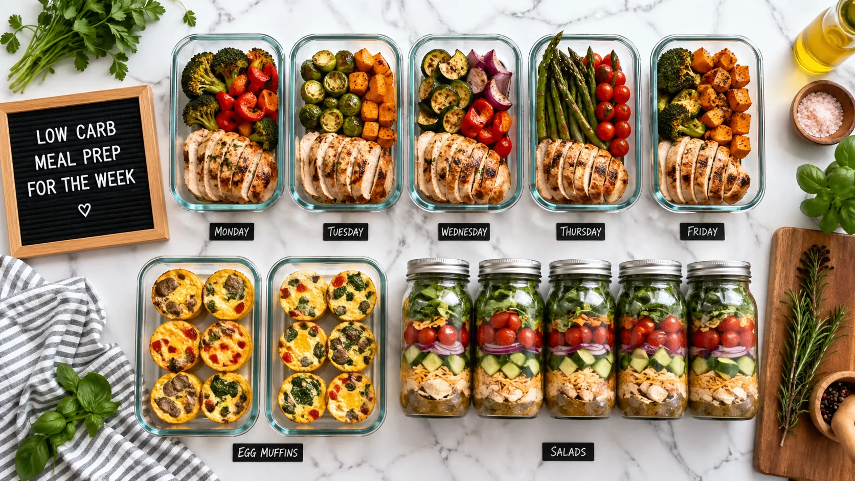 The Complete Low-Carb Meal Prep Guide - Easy Low Carb Recipes